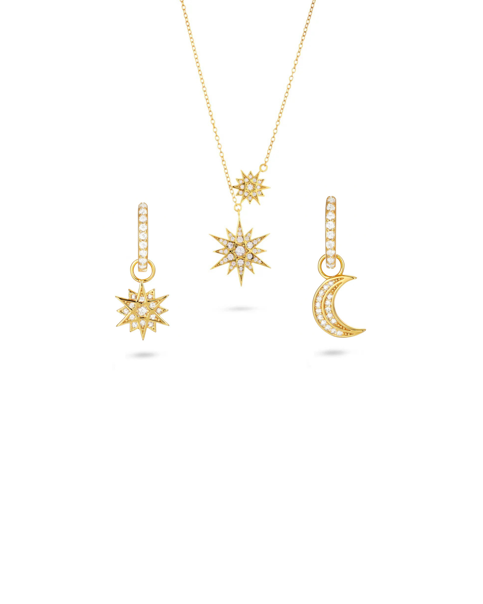 Celestial Double Star & Moon Set – Alexandra Elizabeth